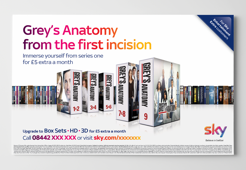 Sky TV Box Sets by Daniel for Sky