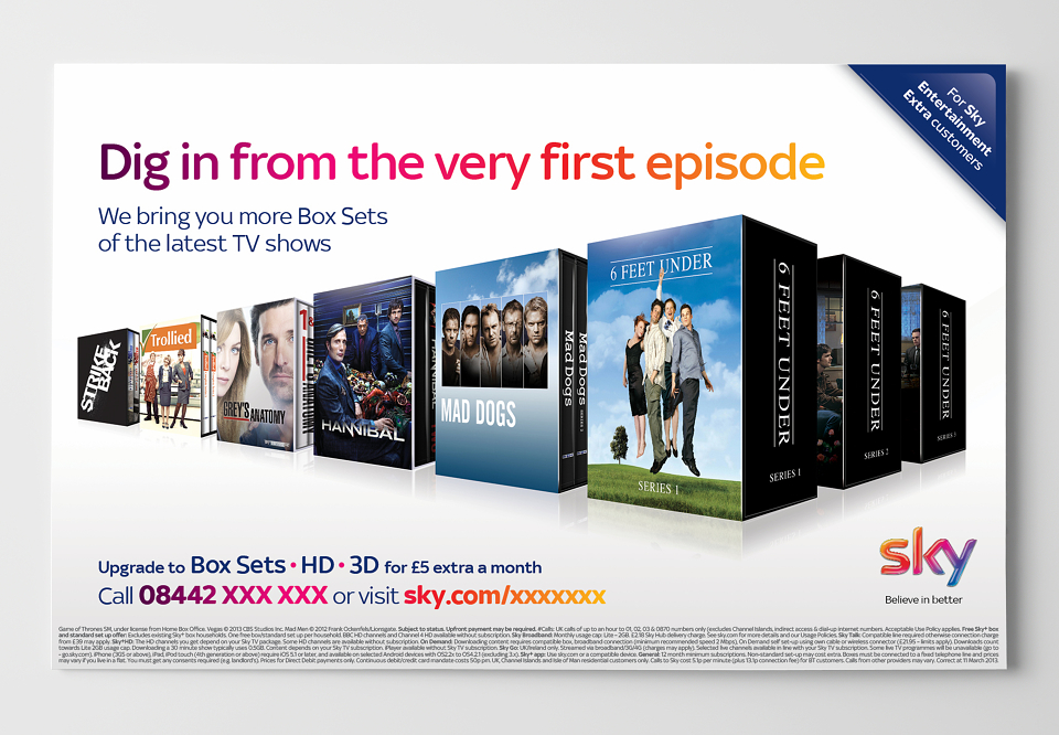 Sky TV Box Sets by Daniel for Sky