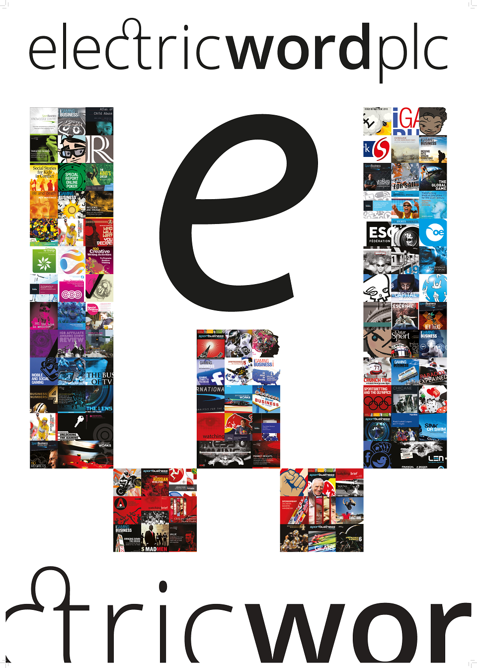 Electric Word corporate branding and logo design by Electric Word Plc ...