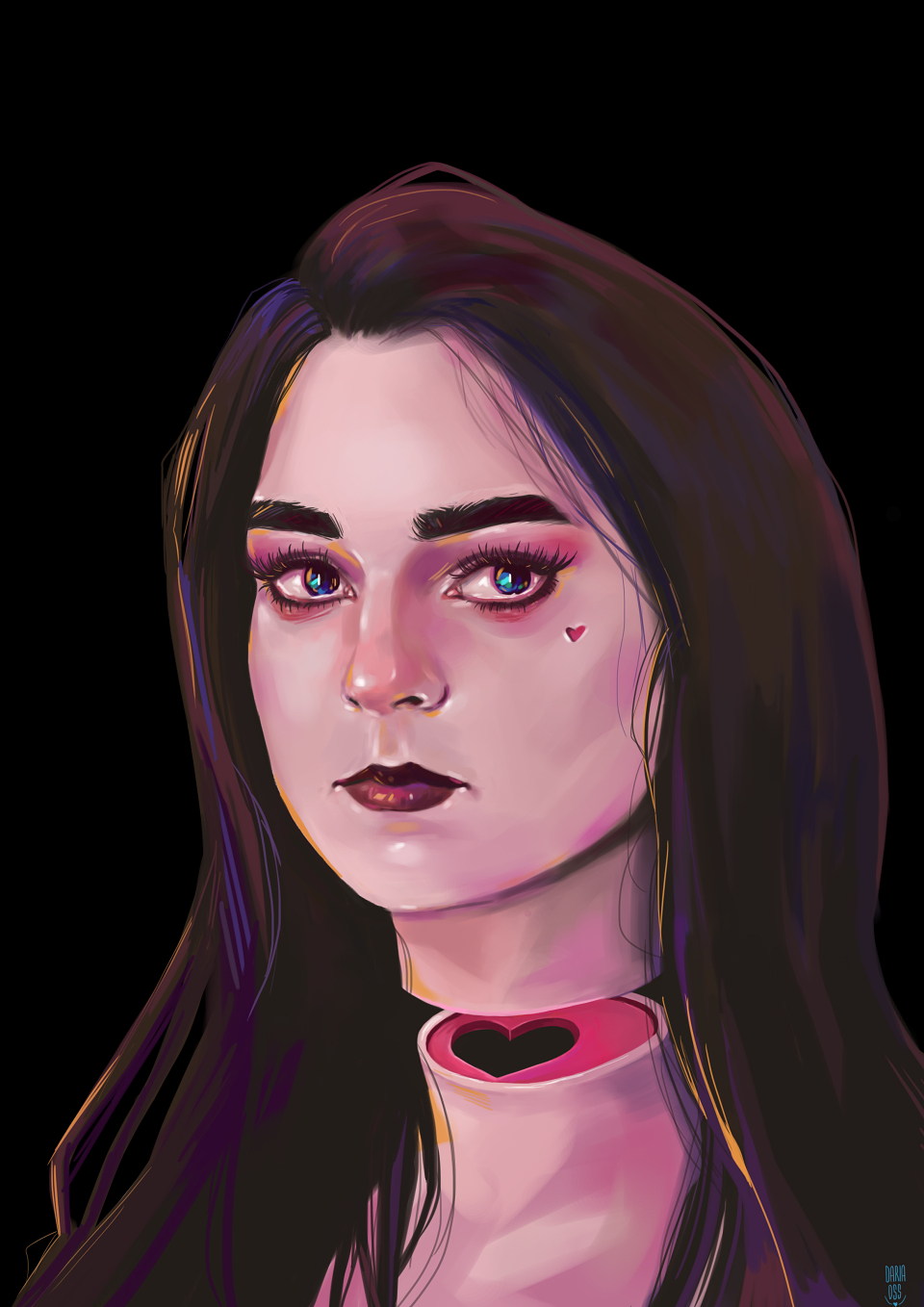 2D portraits by Daria Oss