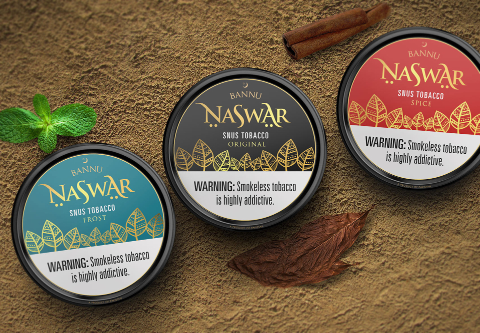 Bannu Naswar Tobacco Range Branding by Lee for Oska Trading (startup)