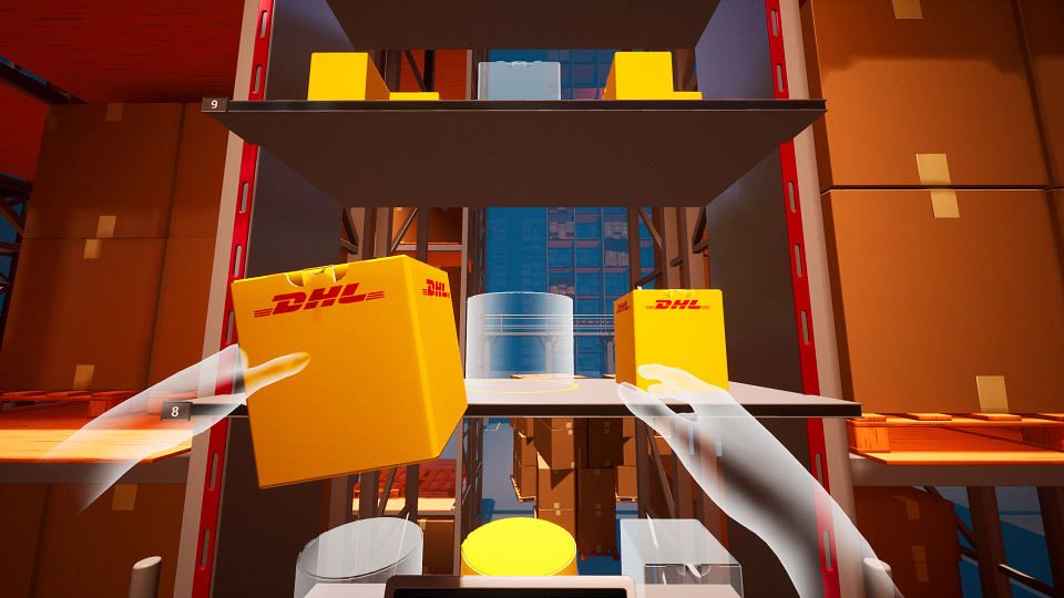 DHL Box Stacker Pro VR Experience by Trent Payne for DHL