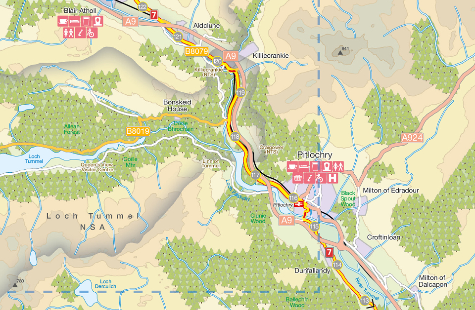 Challenge Map Series by FourPoint Mapping for Sustrans