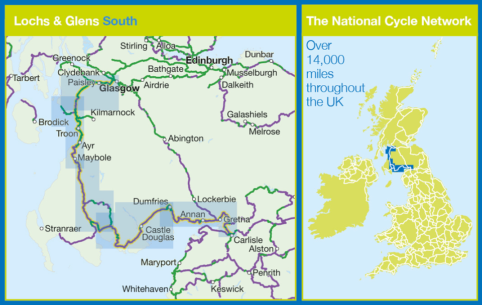 Challenge Map Series by FourPoint Mapping for Sustrans