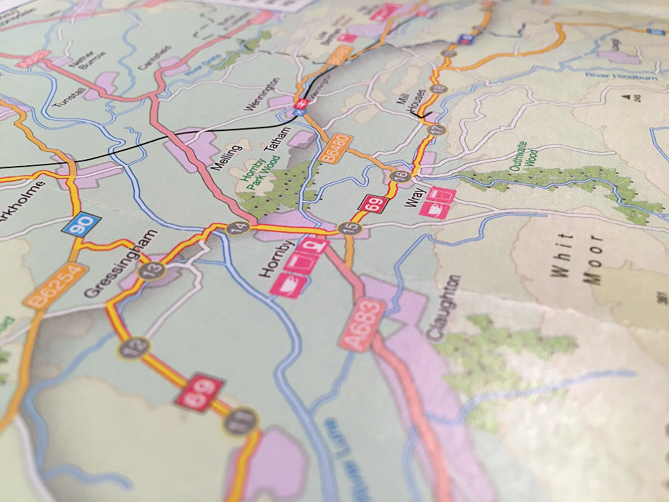 Challenge Map Series by FourPoint Mapping for Sustrans