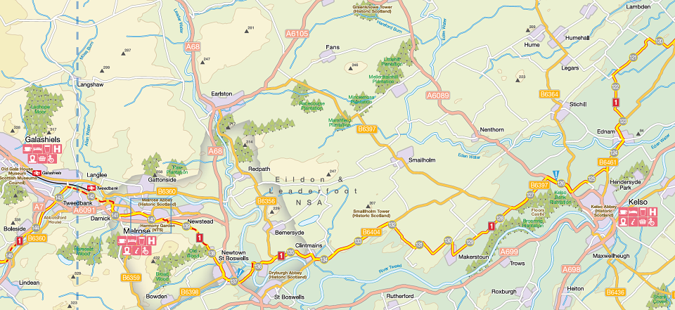 Challenge Map Series by FourPoint Mapping for Sustrans
