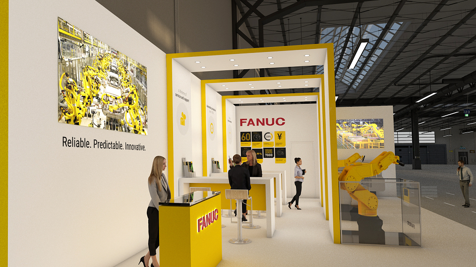 Fanuc Exhibition Stand by Shamiram Sogomonyan