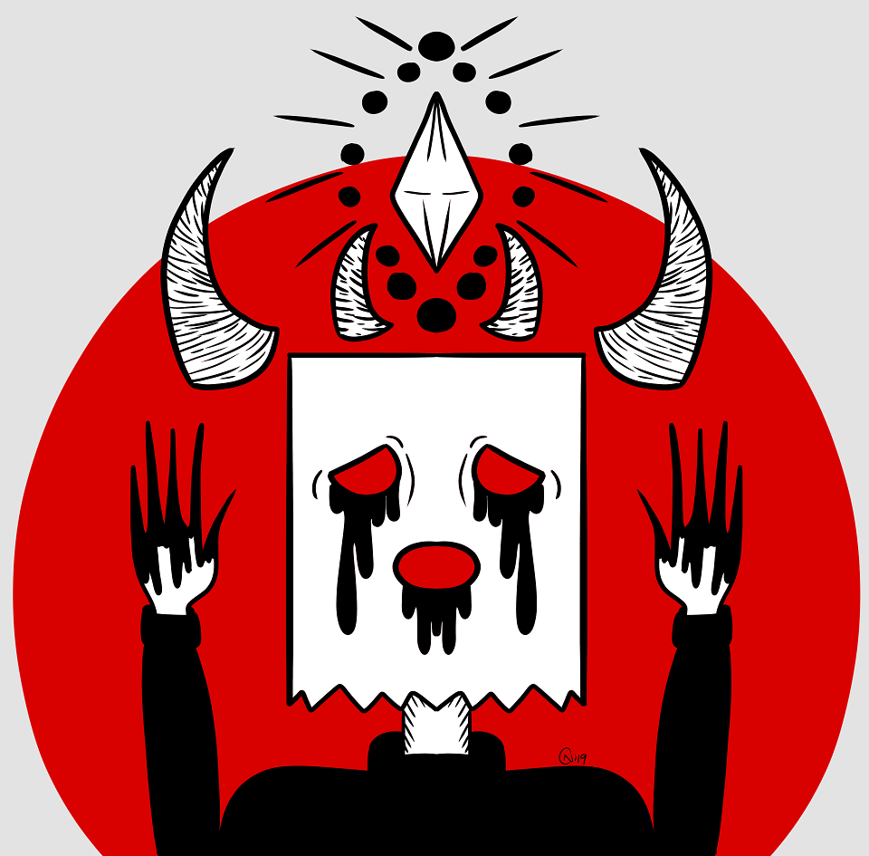 "Paper Bag Boy" Original Character Art by Chrissy Nieves