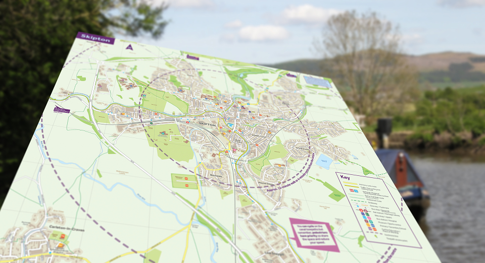 Active Travel Map: Skipton by FourPoint Mapping