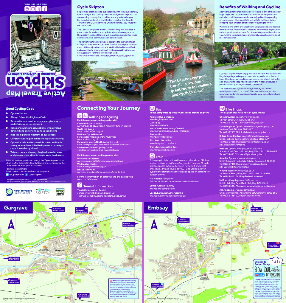 Active Travel Map: Skipton by FourPoint Mapping