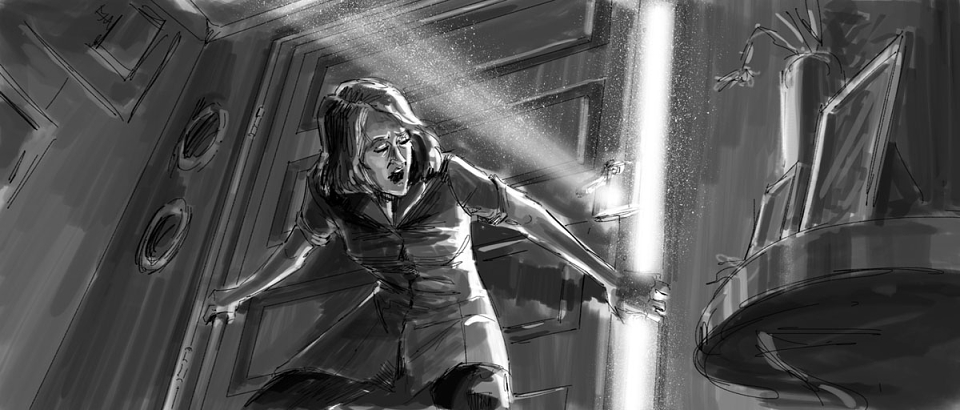 The Blue Door - Concept Art by Leighton Johns