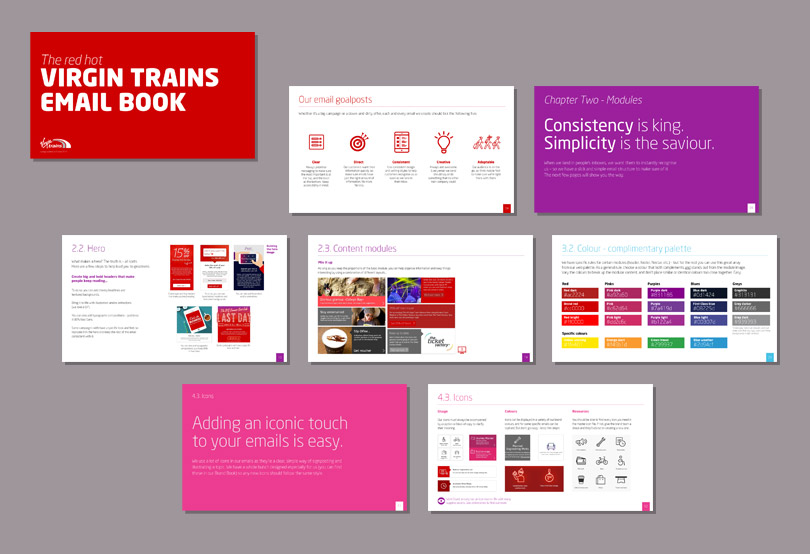 Solus Email redesigns by Alison Merriman for Virgin Trains