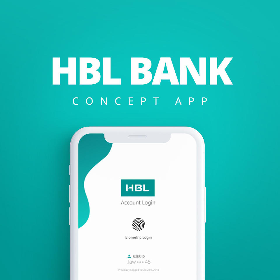 HBL BANK - Concept App/Case Study by Shafaq Pervaiz for HBL