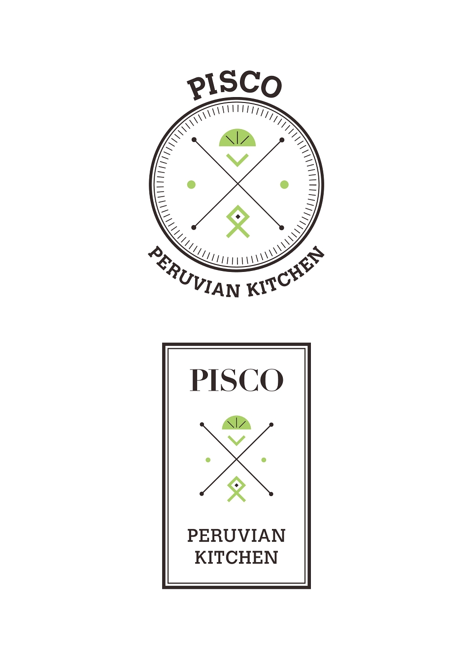 Pisko - Branding & Logo Design by Sarah Gullen for Pisko Peruvian Kitchen
