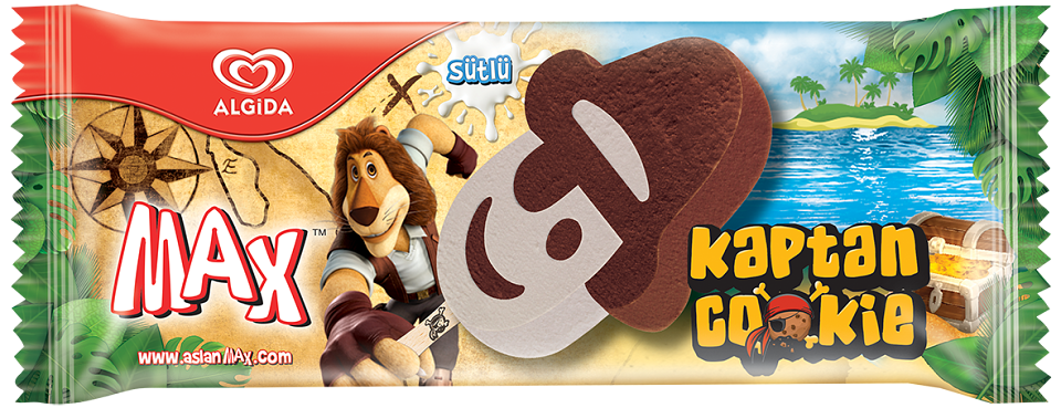 Kaptan Cookie (ALGIDA/Max) - Branding & Packaging Design by HUE WORKS ...