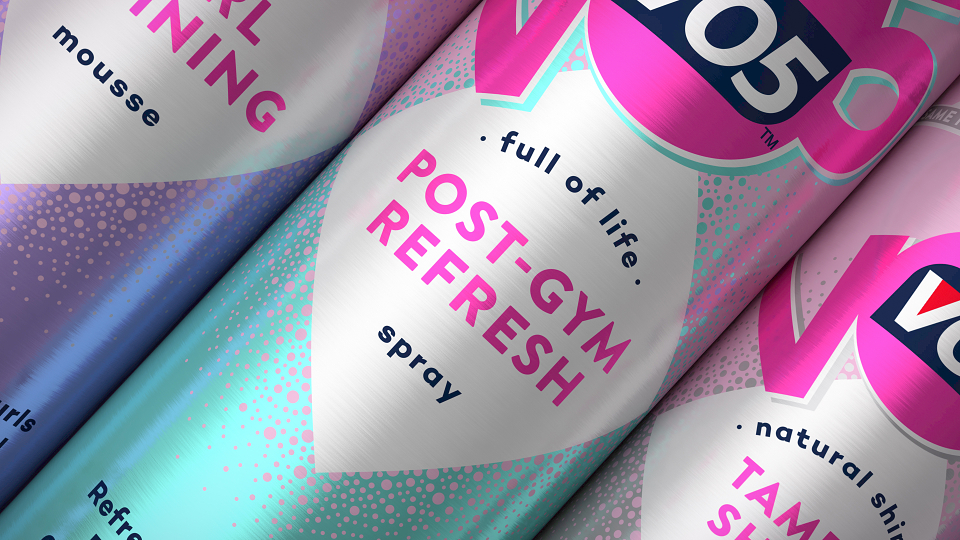 PB Creative redesigns iconic VO5 for Unilever by PB Creative for Unilever