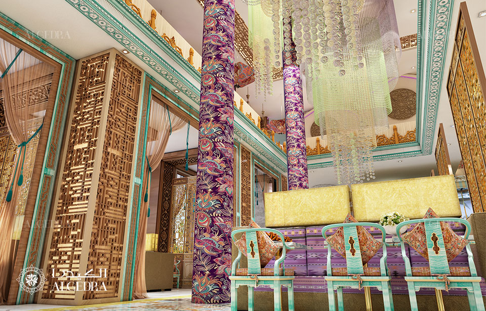 Indian restaurant interior design by ALGEDRA design