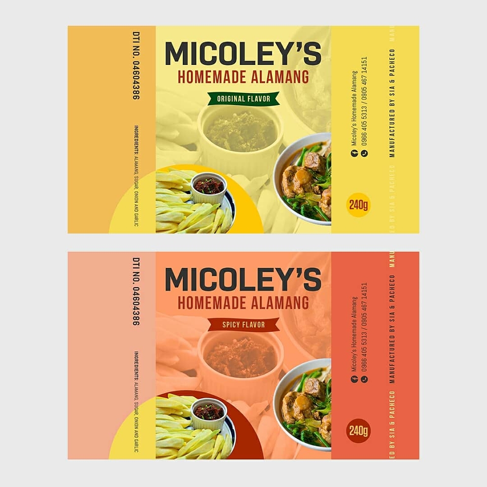 Homemade Alamang Packaging Design by Raymon Bosquillos for Nicole Pacheco
