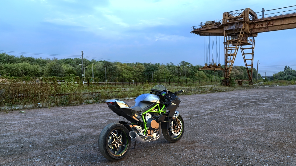 Kawasaki Ninja H2R Renders by Granville Soy