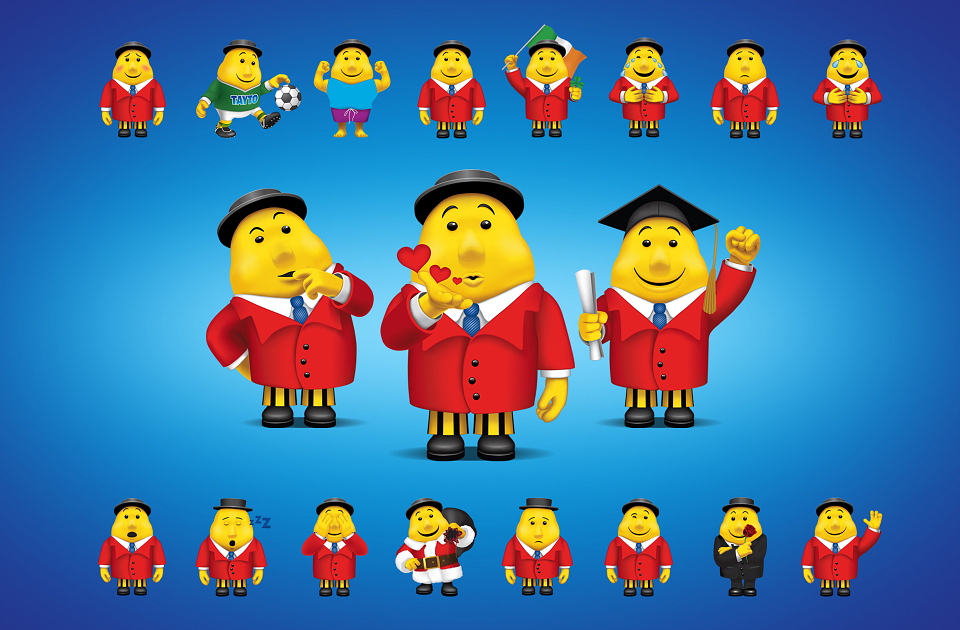 Tayto "Mr. Tayto" Emojis by Stuart Reeves for Tayto