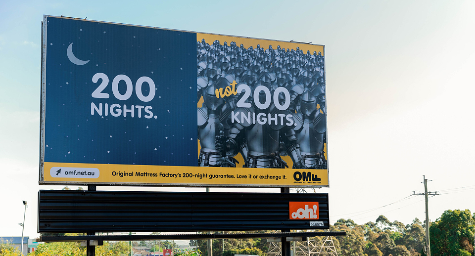 Original Mattress Factory TVC and Billboards by The Being Group for ...