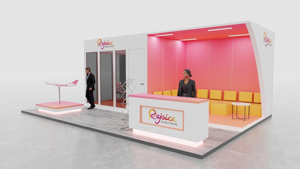 Exhibition Design - background options by Ruslan Zhukovskyi