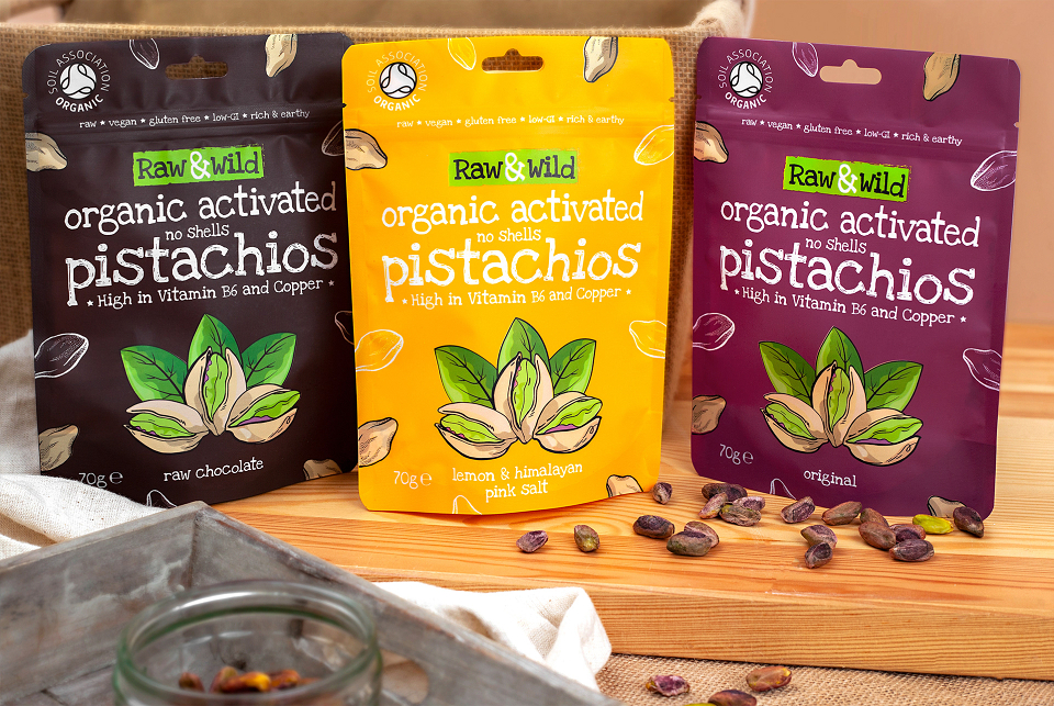 Organic Pistachios Packaging Design by Anton ROGOV