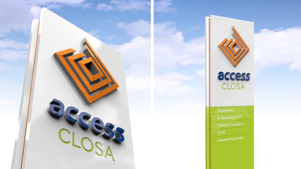 Access Bank Containers by Hitchcock Michalski for Access Bank