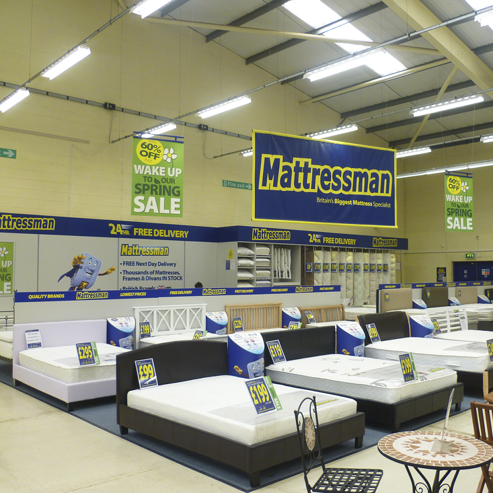 Mattressman Logo and company Brand Management by Steve Gilmour for ...