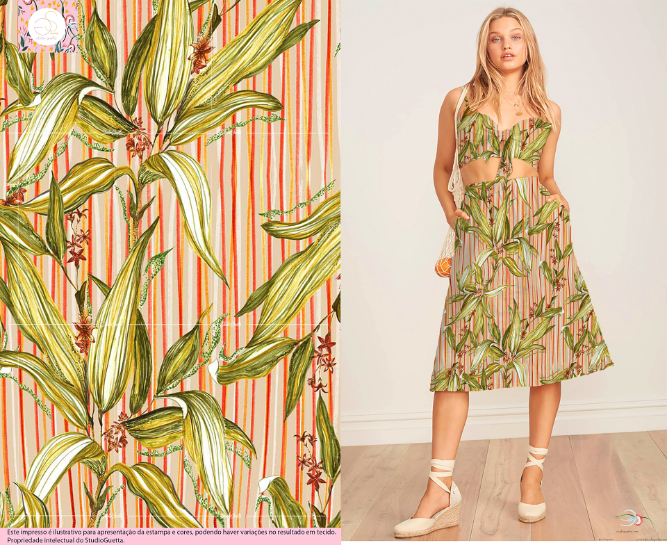 Patterns Design in mock up by Thaís Mendonça