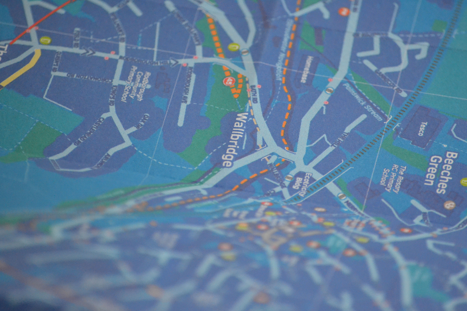 Stroud Active Travel Map by FourPoint Mapping