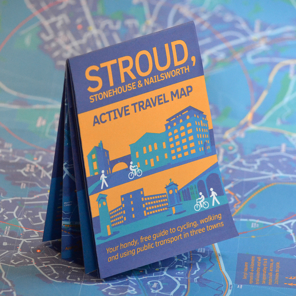 Stroud Active Travel Map by FourPoint Mapping