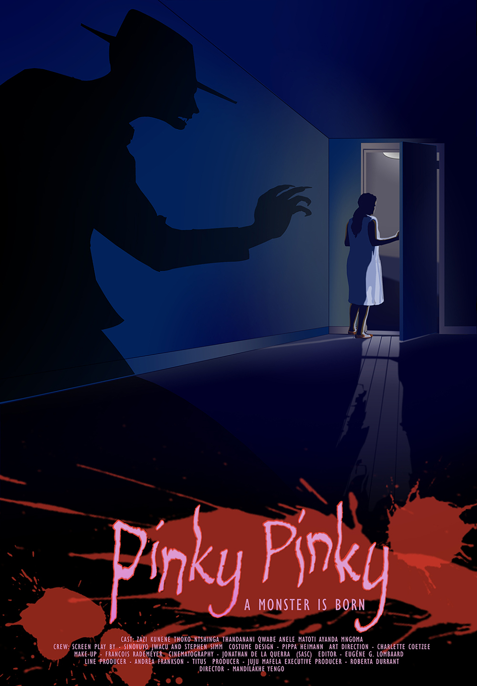 Pinky Pinky movie poster by Roland Metcalfe for Solving Spaces