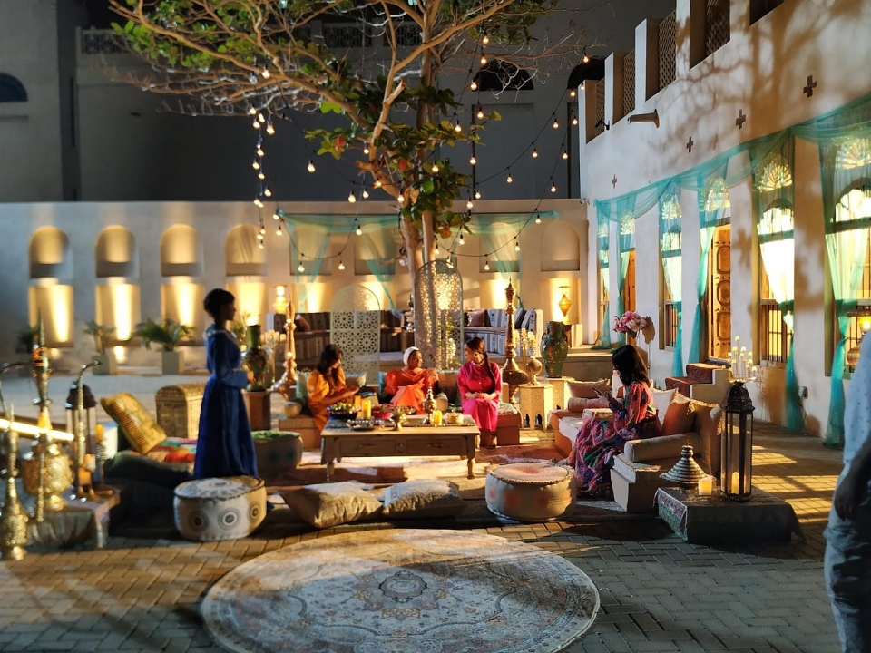 Traditional Arabic Décor for a Dubai Clothing Brand by Pachytene