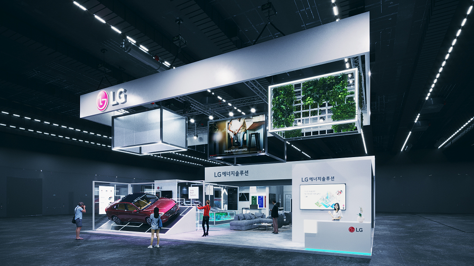 LG exhibition booth by Sean Kim