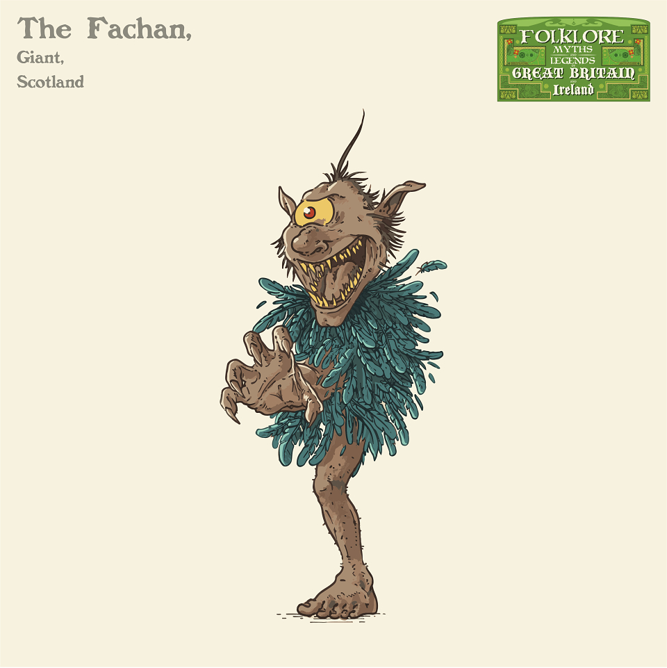 A Map of the Folklore, Myths and Legends of Great Britain and Ireland ...