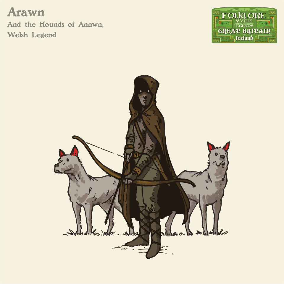 A Map of the Folklore, Myths and Legends of Great Britain and Ireland ...