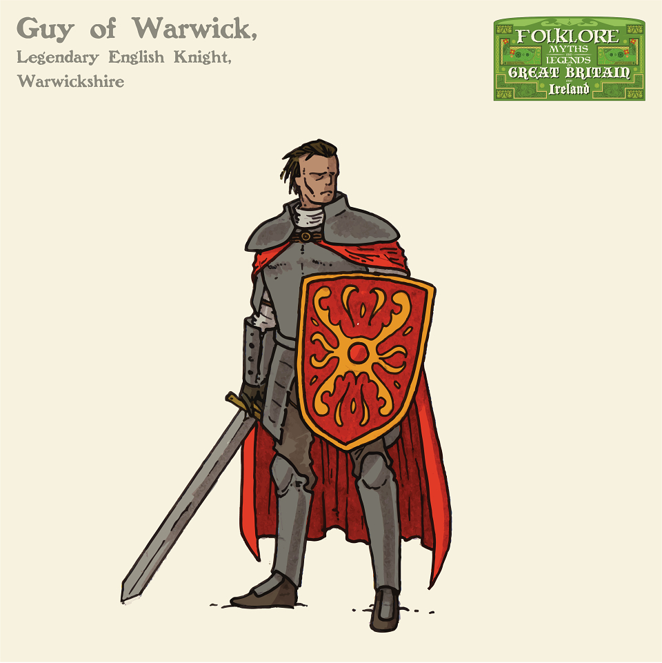 A Map of the Folklore, Myths and Legends of Great Britain and Ireland ...