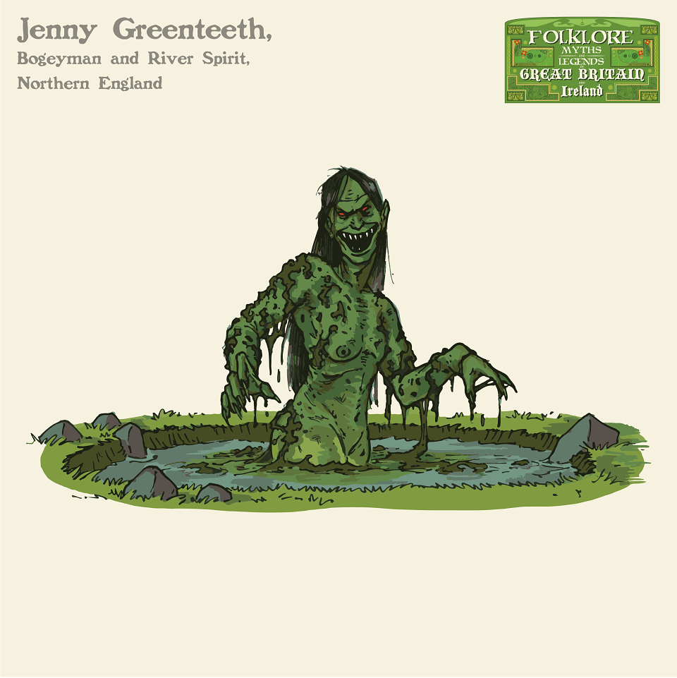 A Map of the Folklore, Myths and Legends of Great Britain and Ireland ...