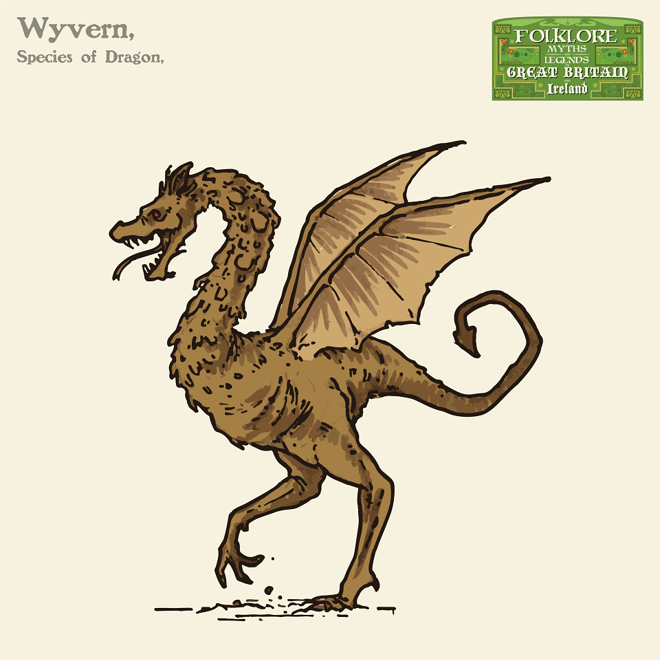 A Map of the Folklore, Myths and Legends of Great Britain and Ireland ...