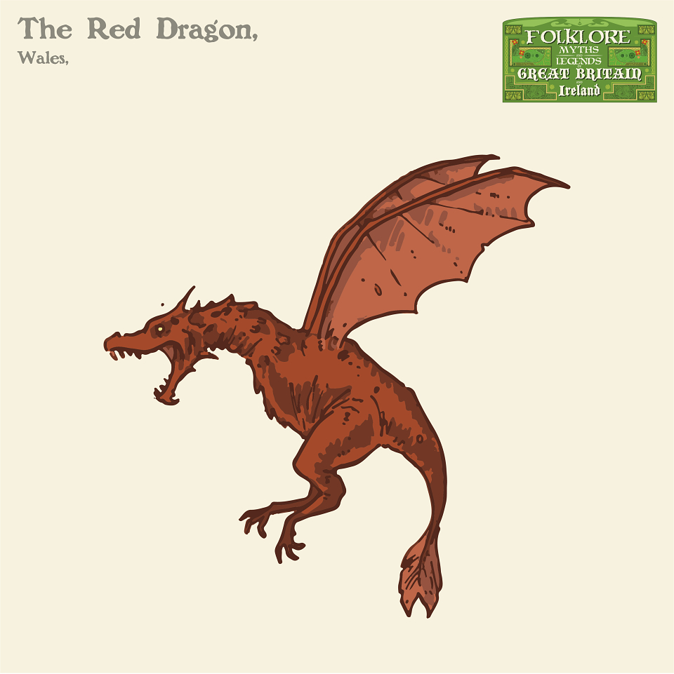 A Map of the Folklore, Myths and Legends of Great Britain and Ireland ...