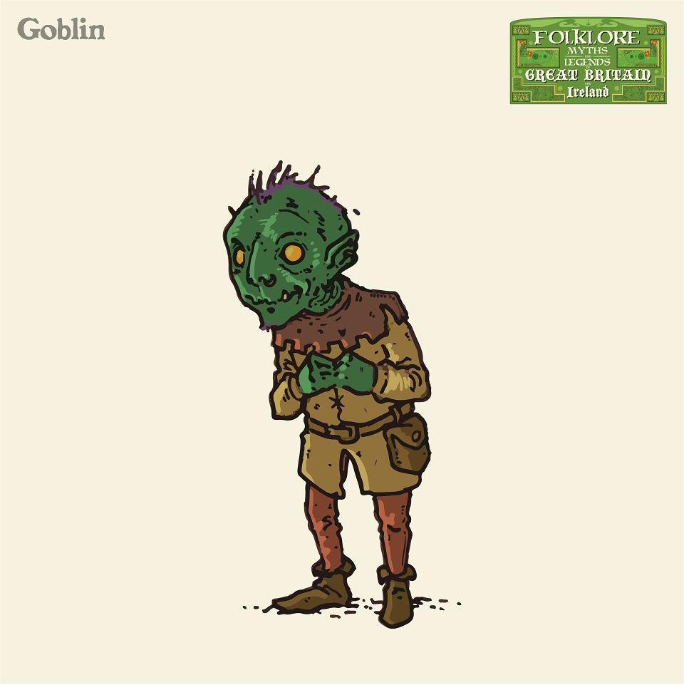 A Map of the Folklore, Myths and Legends of Great Britain and Ireland ...