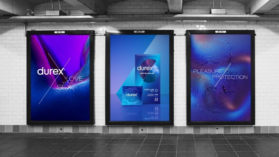 Durex's new visual identity by Design Bridge and Partners for Durex