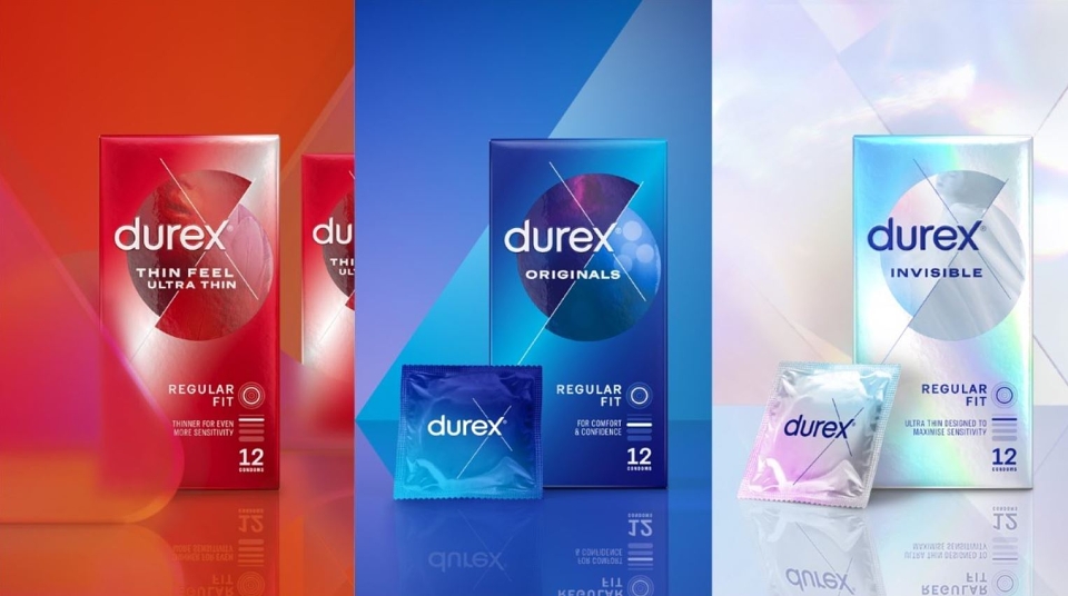 Durex's new visual identity by Design Bridge and Partners for Durex