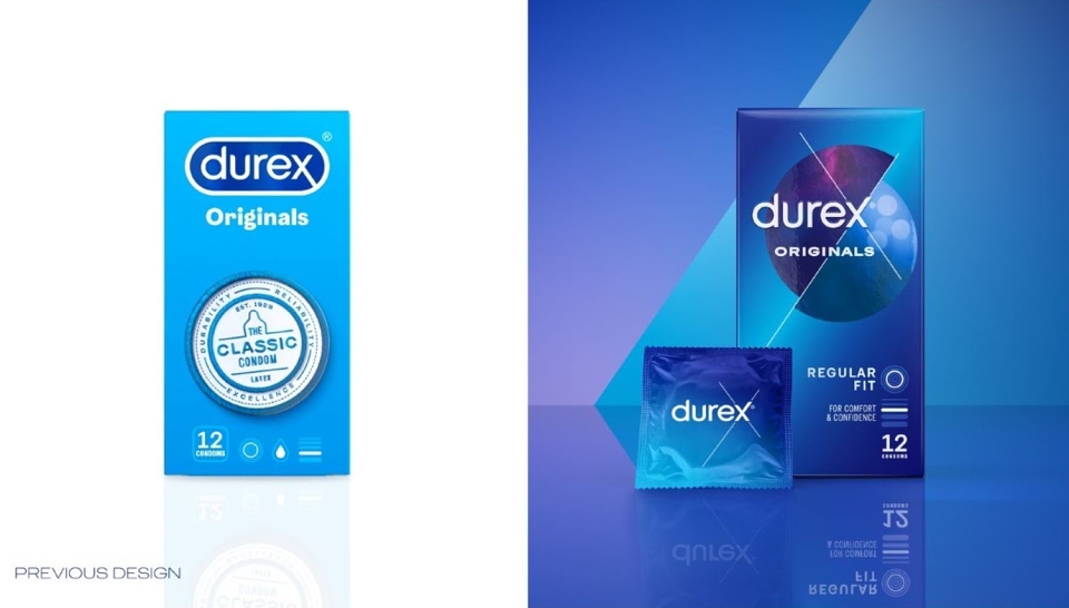 Durex's new visual identity by Design Bridge and Partners for Durex