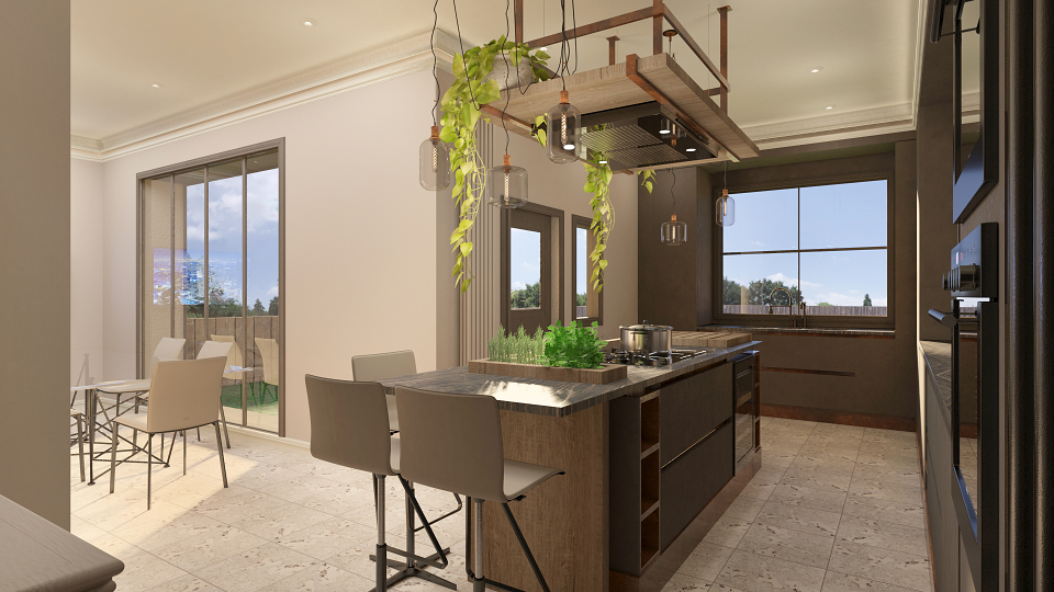 Kitchen Design by Cristina Moretti for Private