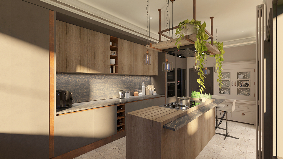 Kitchen Design by Cristina Moretti for Private