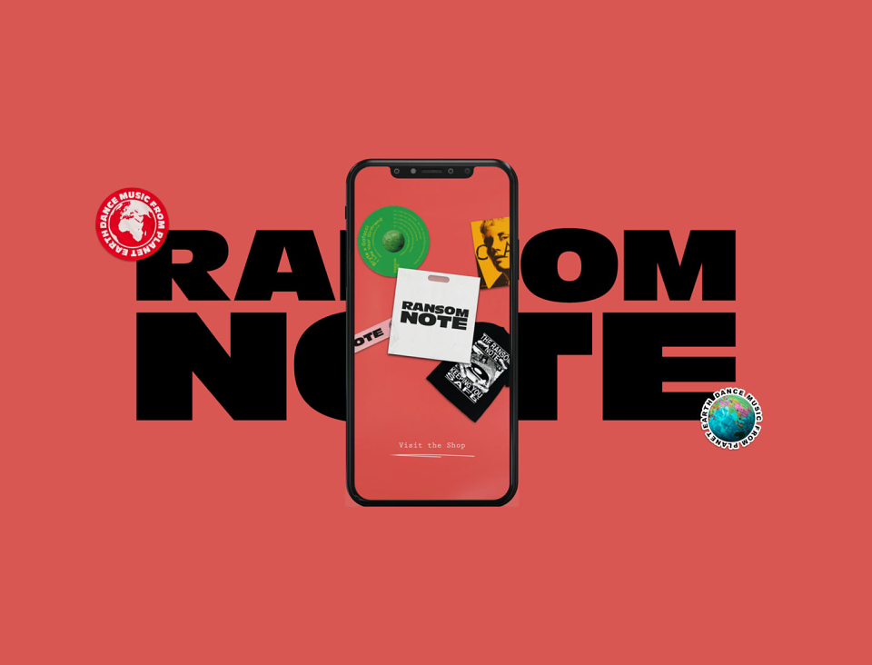 Ransom Note website by Deep for Ransom Note