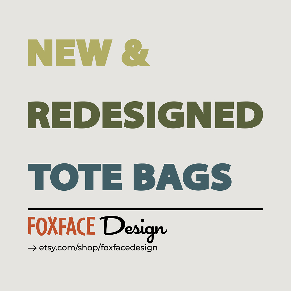 Foxface Design Etsy Shop Updates by Rexx DeMarzio for foxface design llc