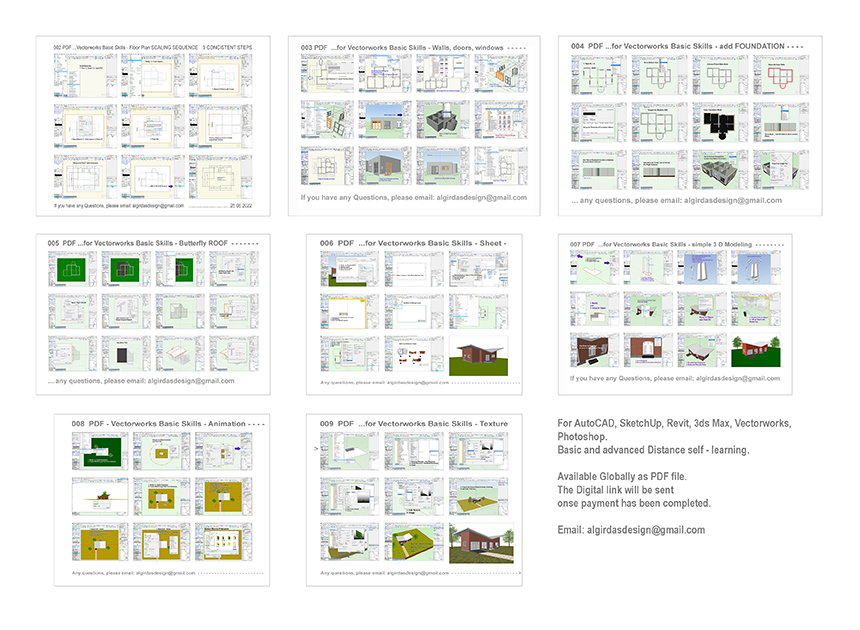 01 001 ... for PDF Vectorworks Basic Skills - SCALE an Object by Algirdas